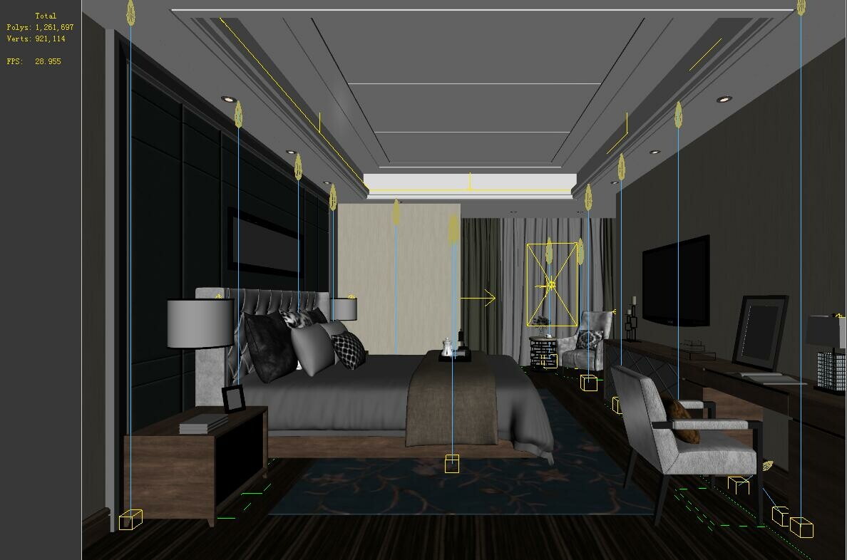 ArtStation - Stylish master bedroom design 83 | Resources