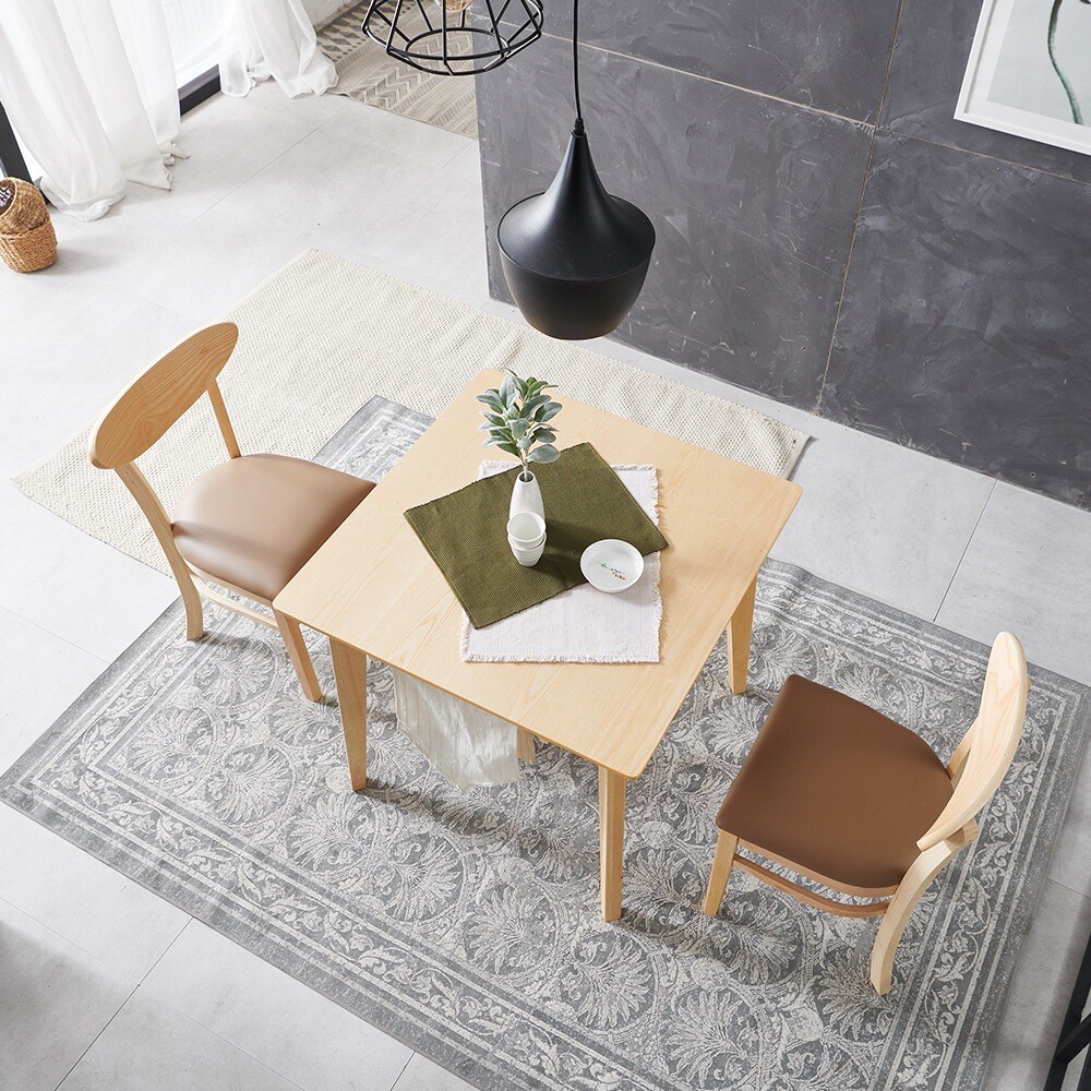 ArtStation - Noble rubber wood solid wood modern Nordic dining table ...