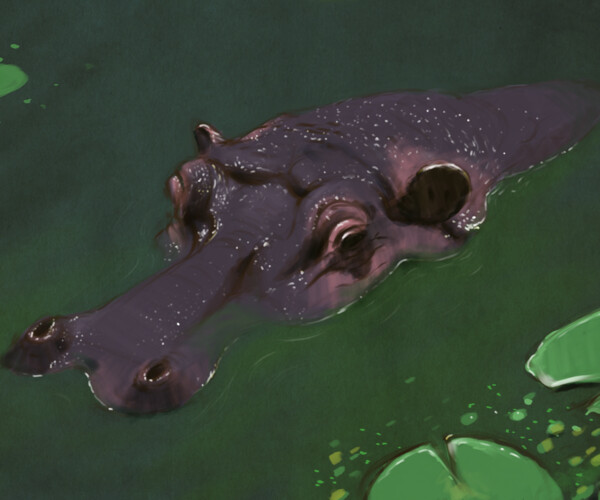 ArtStation - Hippo - Angel of Water | Artworks