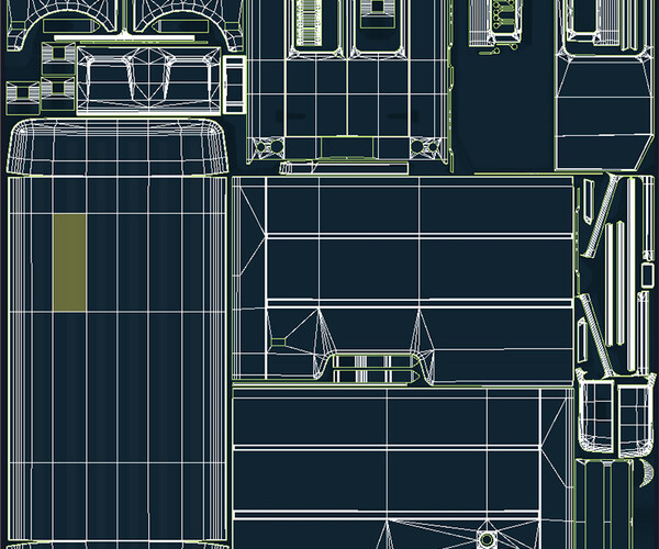 ArtStation - Industrial Step Van Low-poly | Game Assets