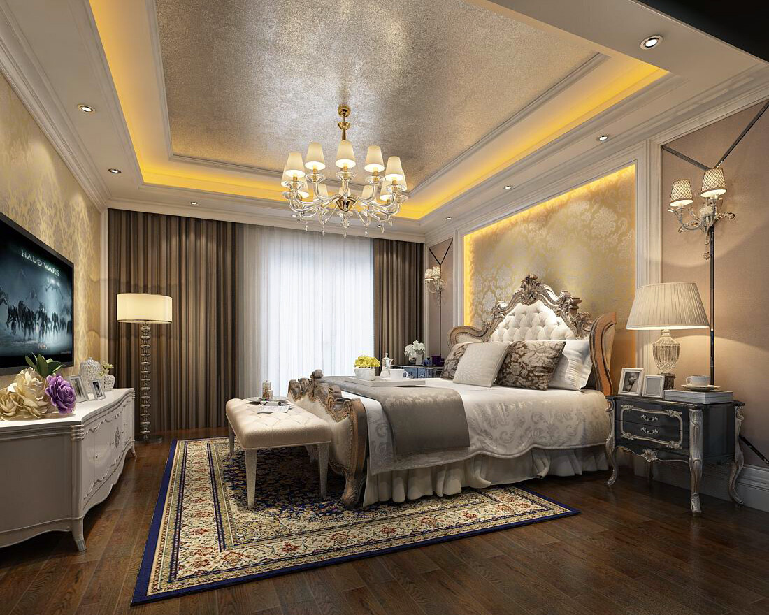 ArtStation - Bedroom - European style -9403 | Resources