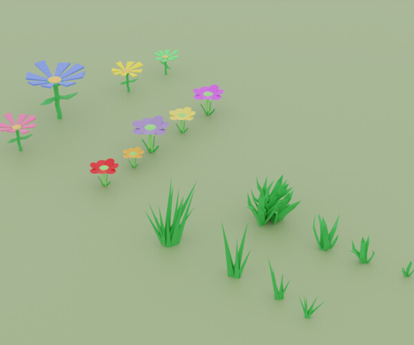 ArtStation - Low Poly Tree Pack | Game Assets