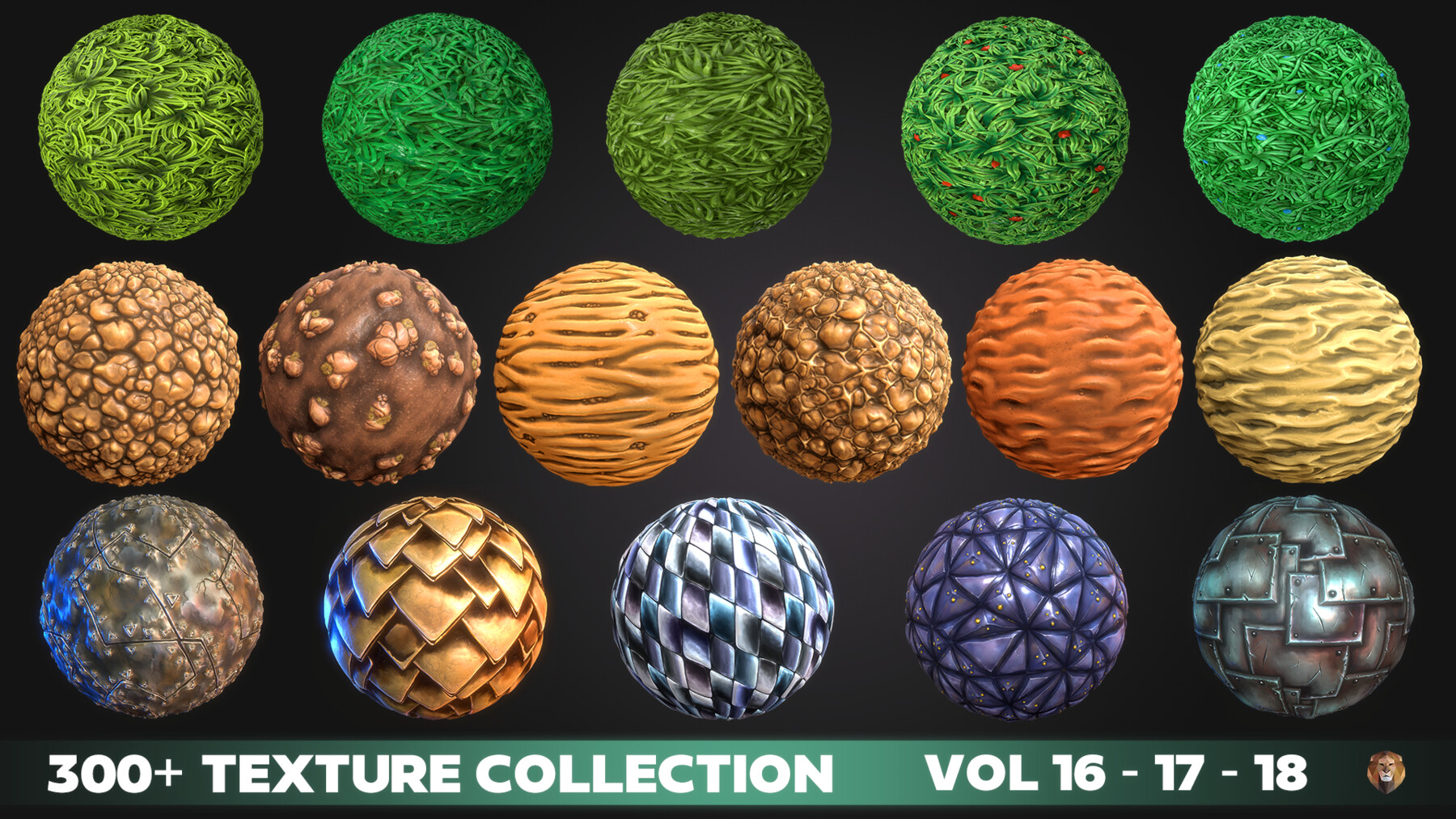 ArtStation - 300+ Hand Painted Textures - Mega Bundle Part 1 | Game Assets