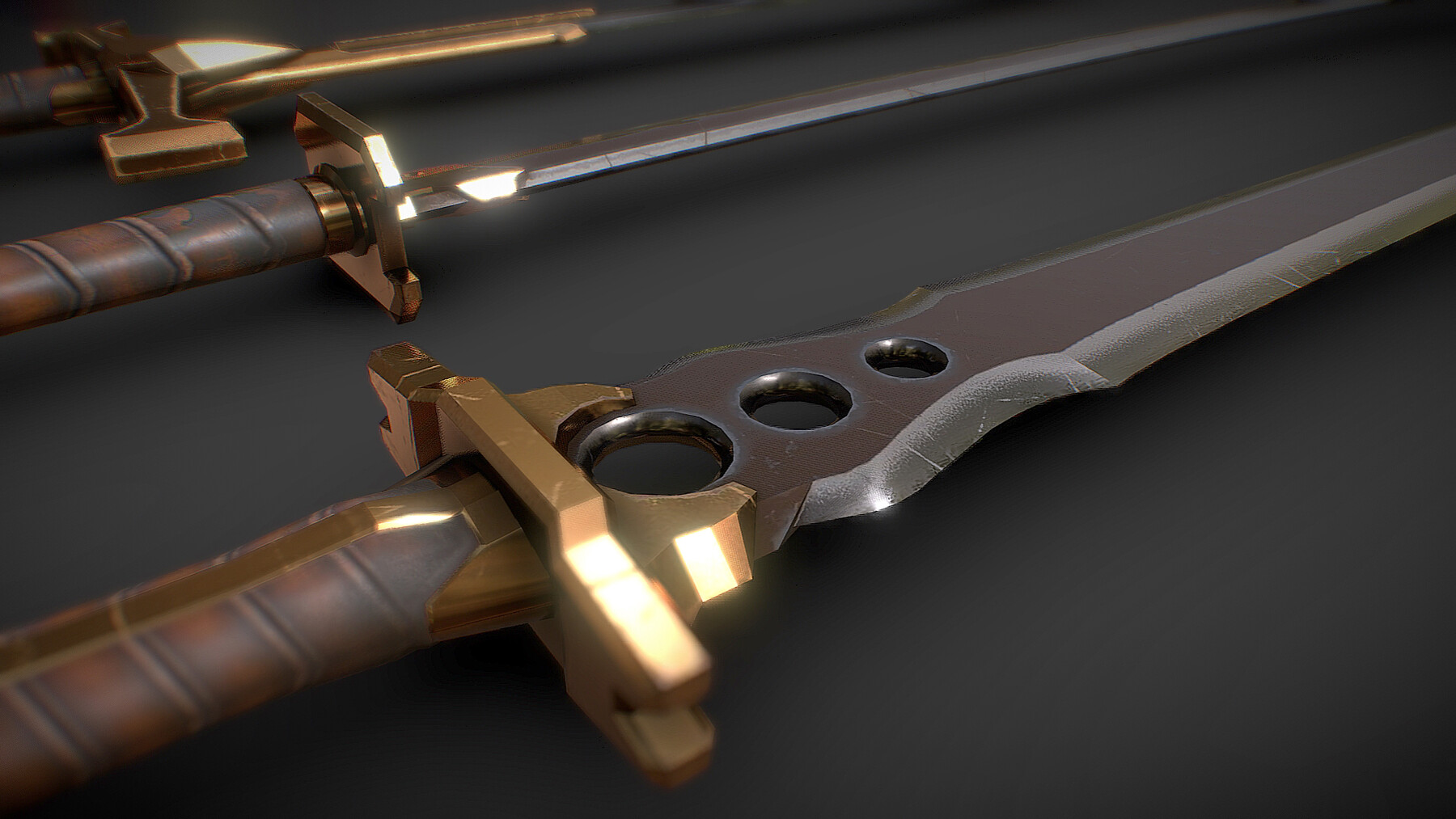 ArtStation - SciFantasy Sword Pack 02 | Game Assets