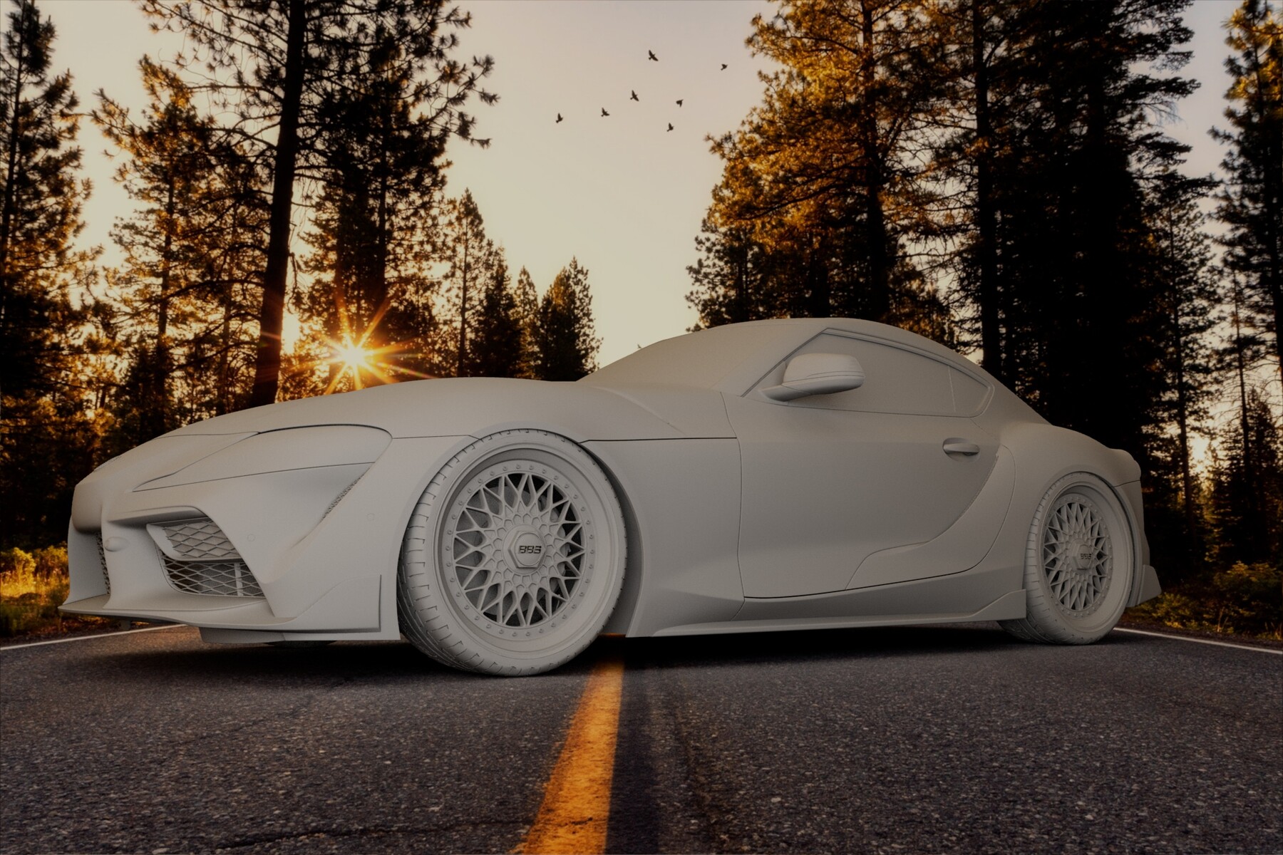 ArtStation - Toyota Supra MK5 3D Model | Resources