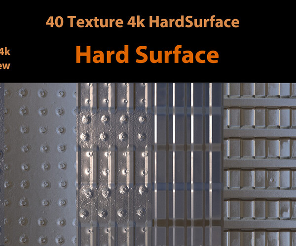 ArtStation - 40 Hard Surface Texture-VOL 01 | Resources