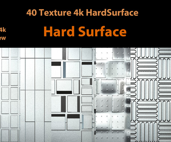 ArtStation - 40 Hard Surface Texture-VOL 01 | Resources