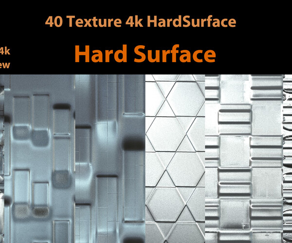 ArtStation - 40 Hard Surface Texture-VOL 01 | Resources