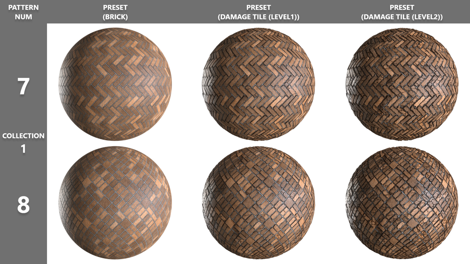 ArtStation - 40 BRICKS PATTERNS (MAKE UNLIMITED BRICKS) + 120 PRESET ...