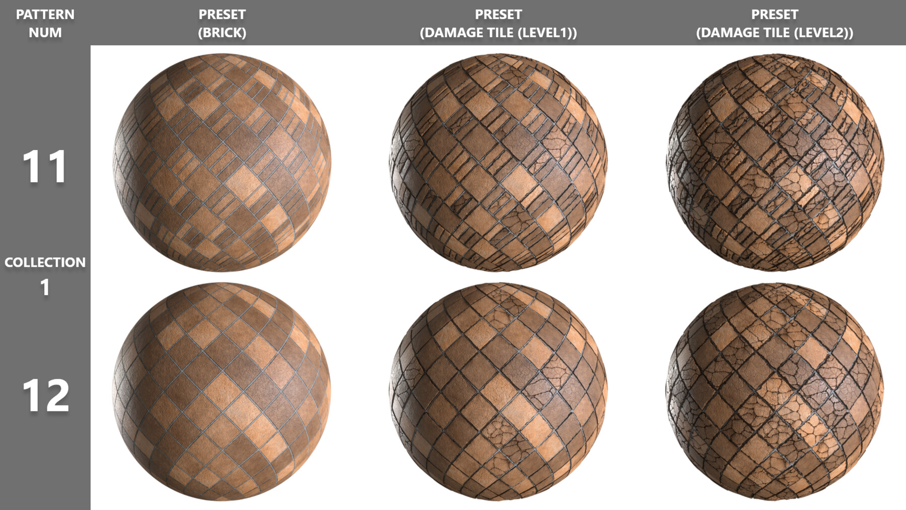 ArtStation - 40 BRICKS PATTERNS (MAKE UNLIMITED BRICKS) + 120 PRESET ...
