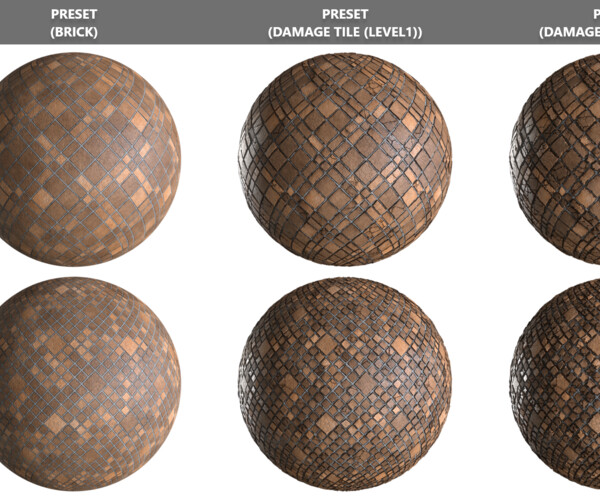 ArtStation - 40 BRICKS PATTERNS (MAKE UNLIMITED BRICKS) + 120 PRESET ...