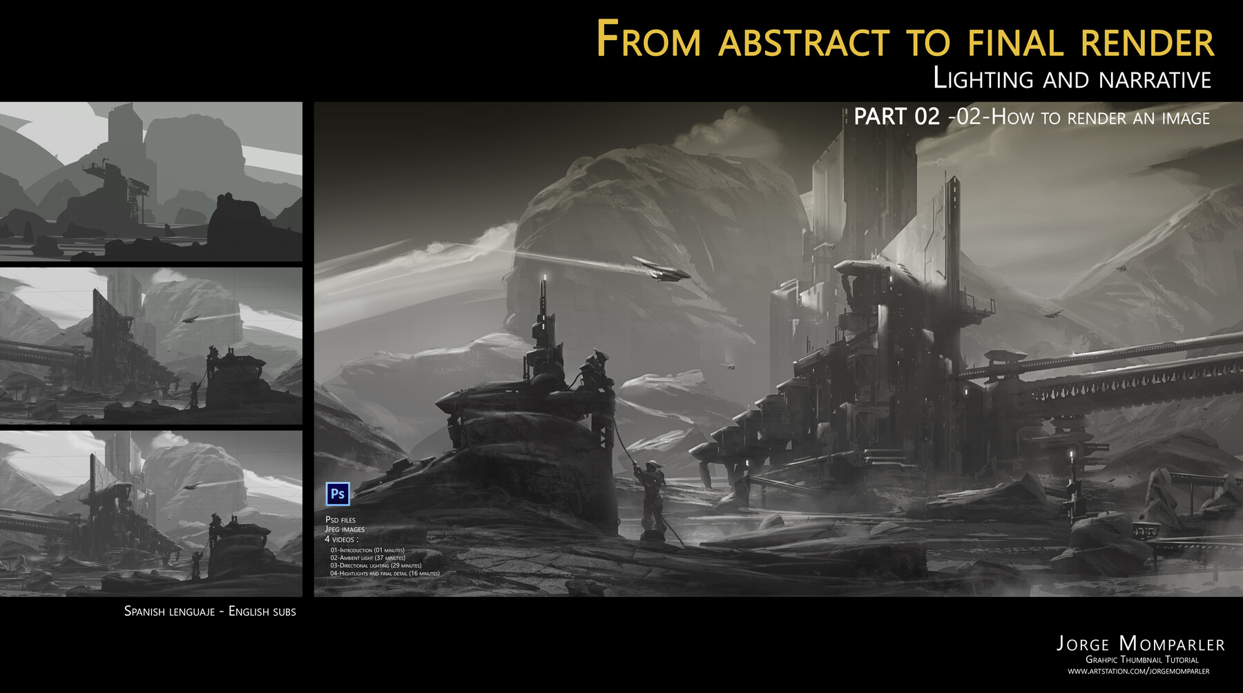 ArtStation - From abstract to final render : Lighting and narrative ...