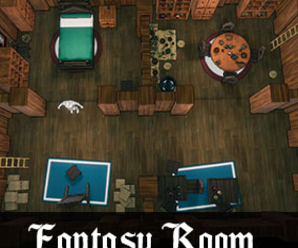 ArtStation - Fantasy Room | Game Assets