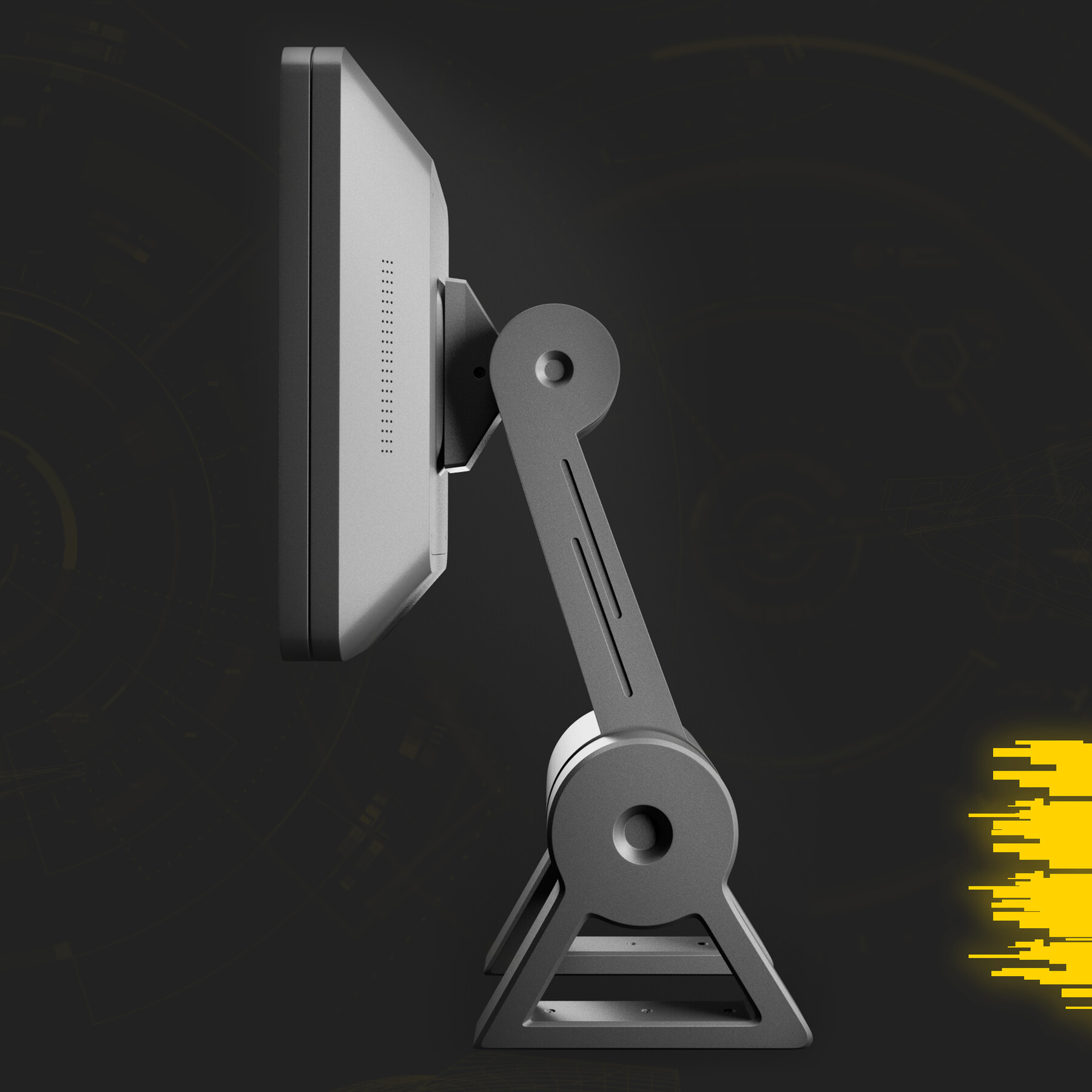 ArtStation - Monitor Sci-fi Touchscreen | Game Assets