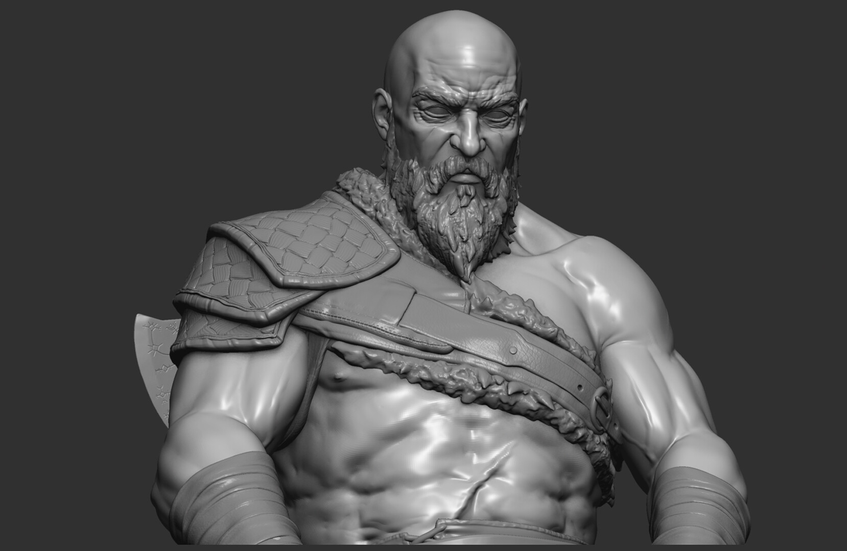 ArtStation - Kratos | 3D print model | Resources