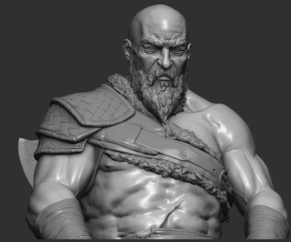 ArtStation - Kratos | 3D print model | Resources