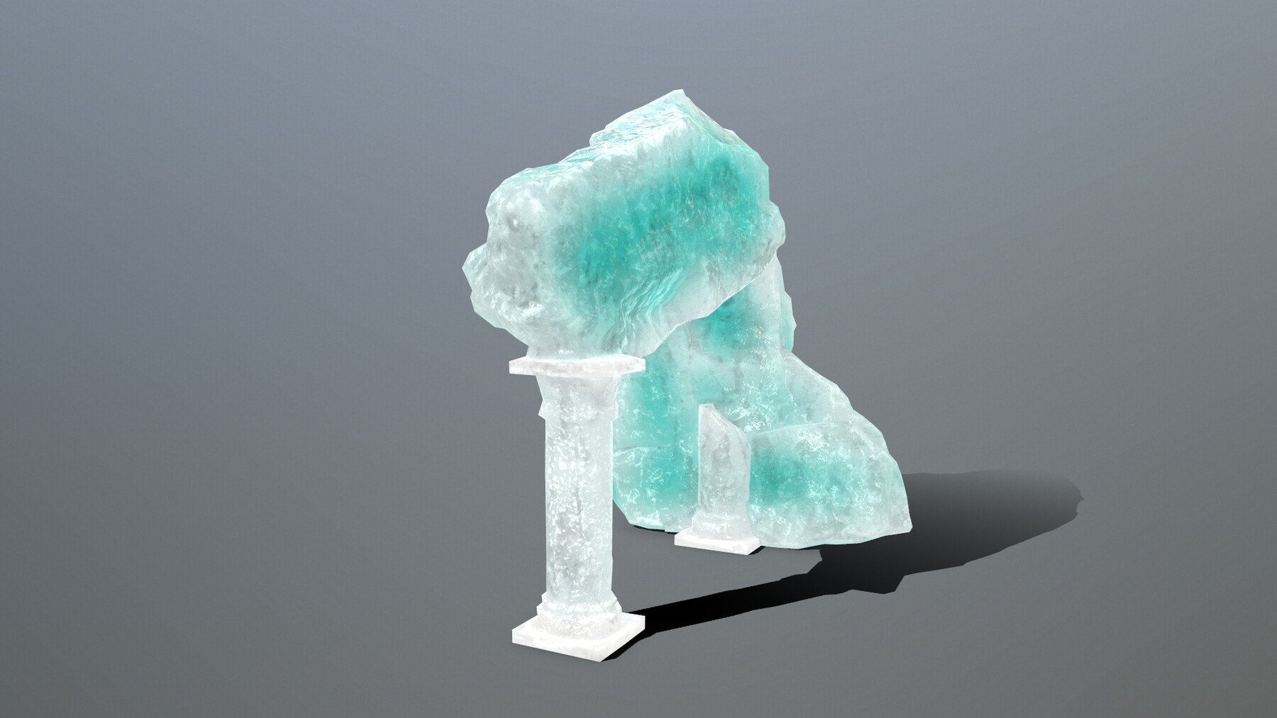 ArtStation - Icy Rock Set | Game Assets