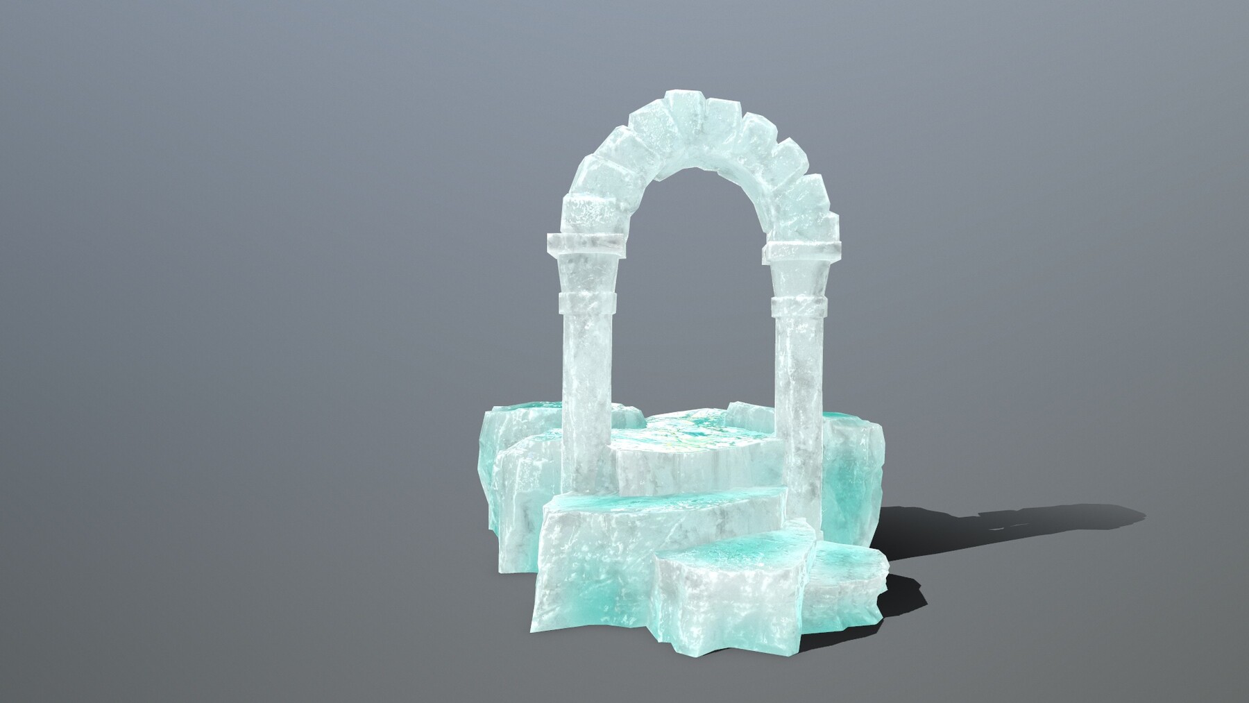 ArtStation - Icy Rock Set | Game Assets