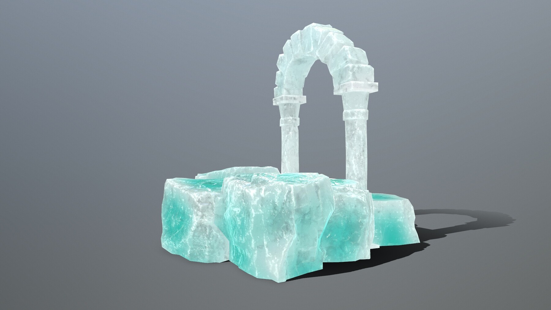 ArtStation - Icy Rock Set | Game Assets
