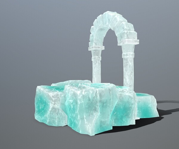 ArtStation - Icy Rock Set | Game Assets