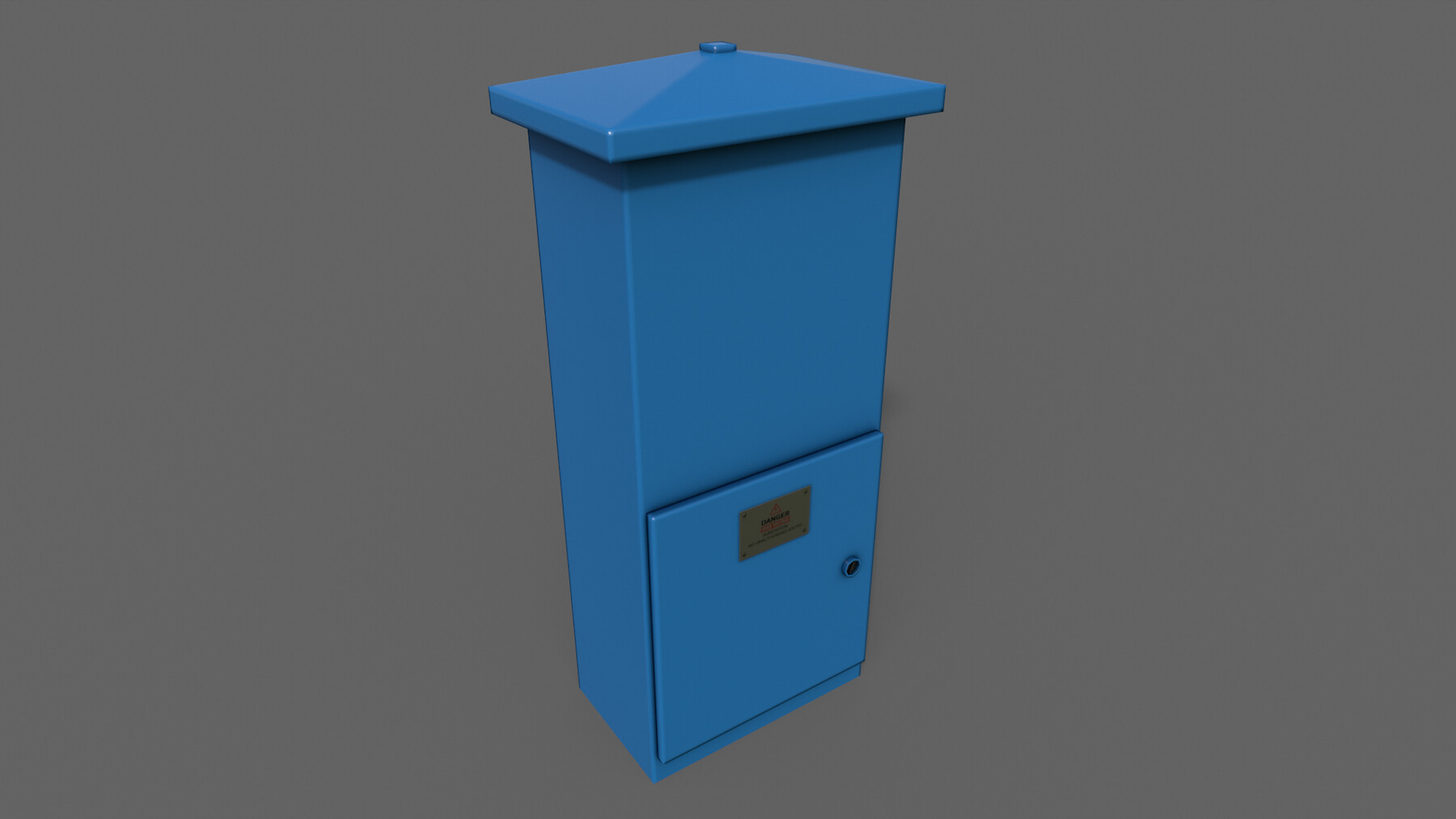 ArtStation - PBR Electric Box (Blue) Ver.4 | Game Assets