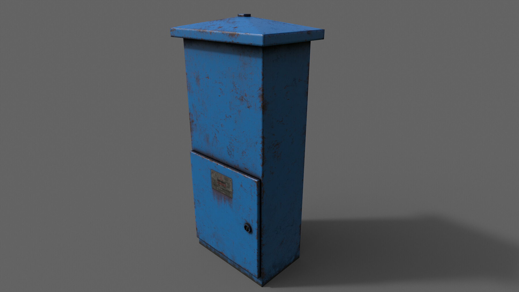 ArtStation - PBR Electric Box (Blue) Ver.4 | Game Assets