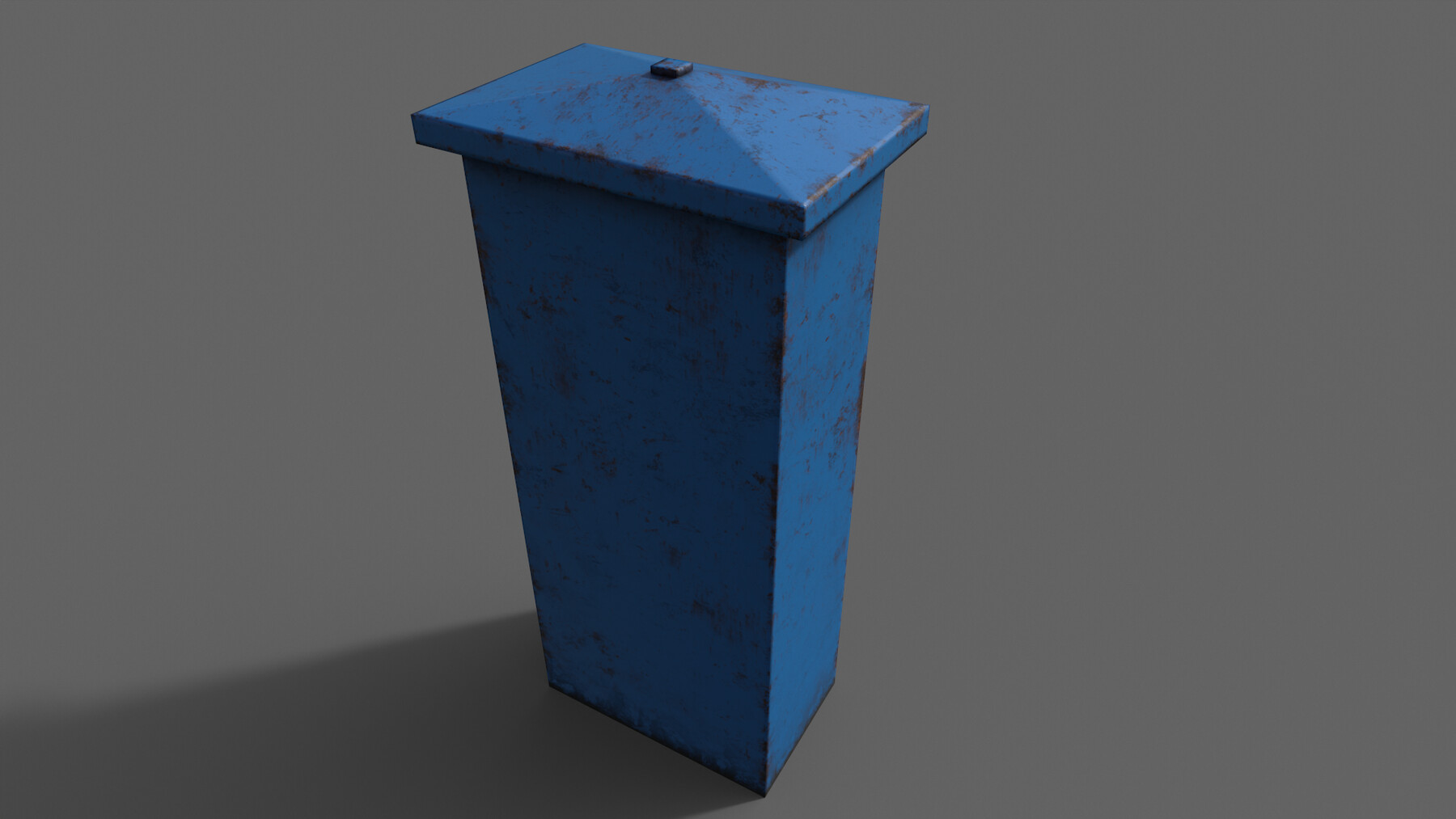ArtStation - PBR Electric Box (Blue) Ver.4 | Game Assets