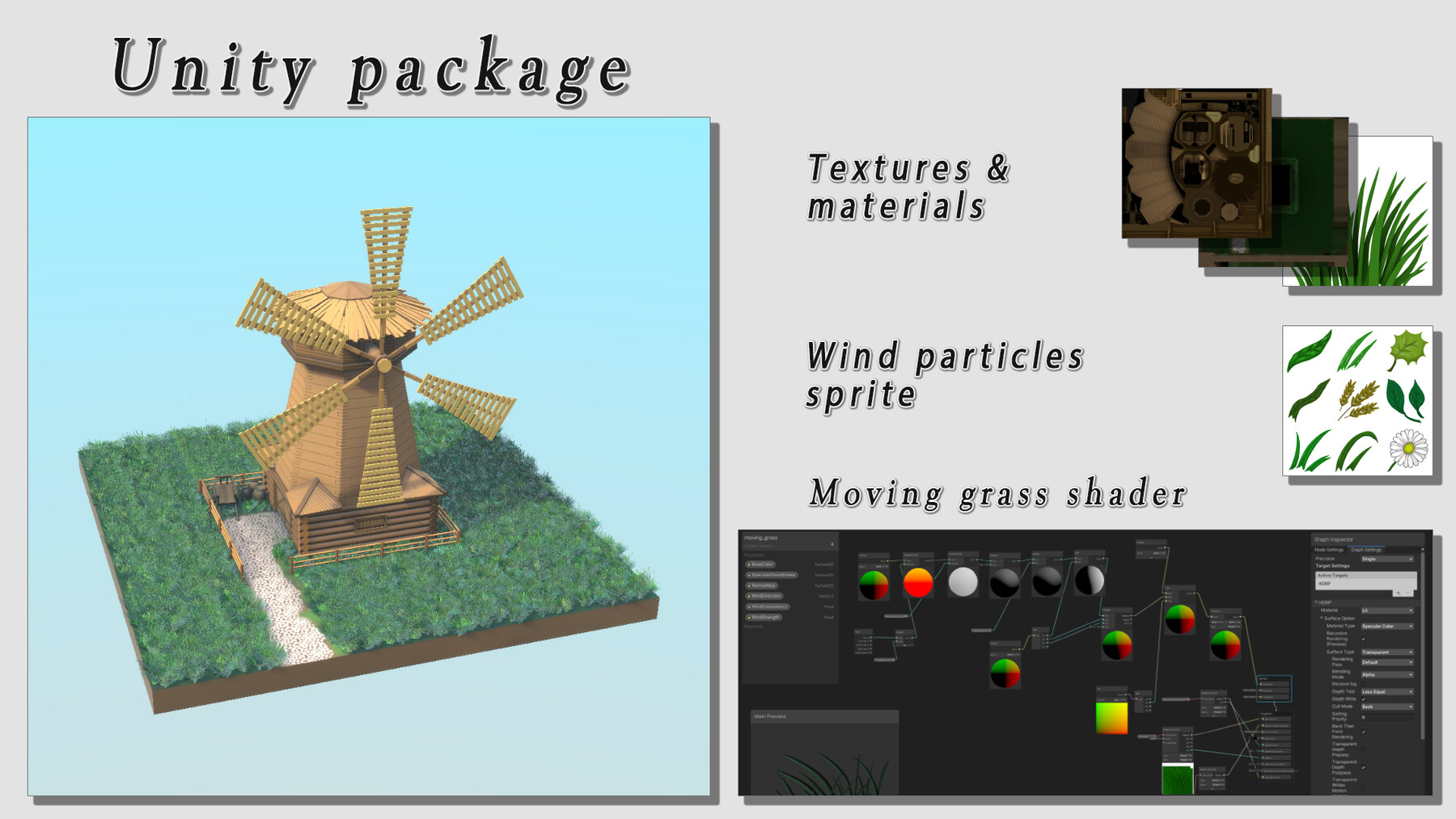 ArtStation - Low-poly windmill | Game Assets
