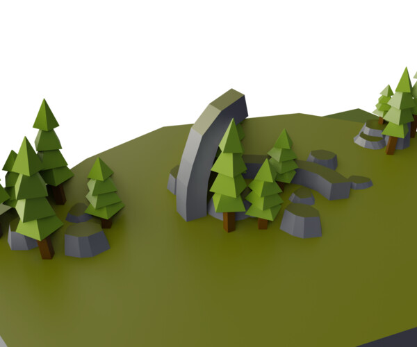 ArtStation - Low Poly Environment 2.0 | Game Assets