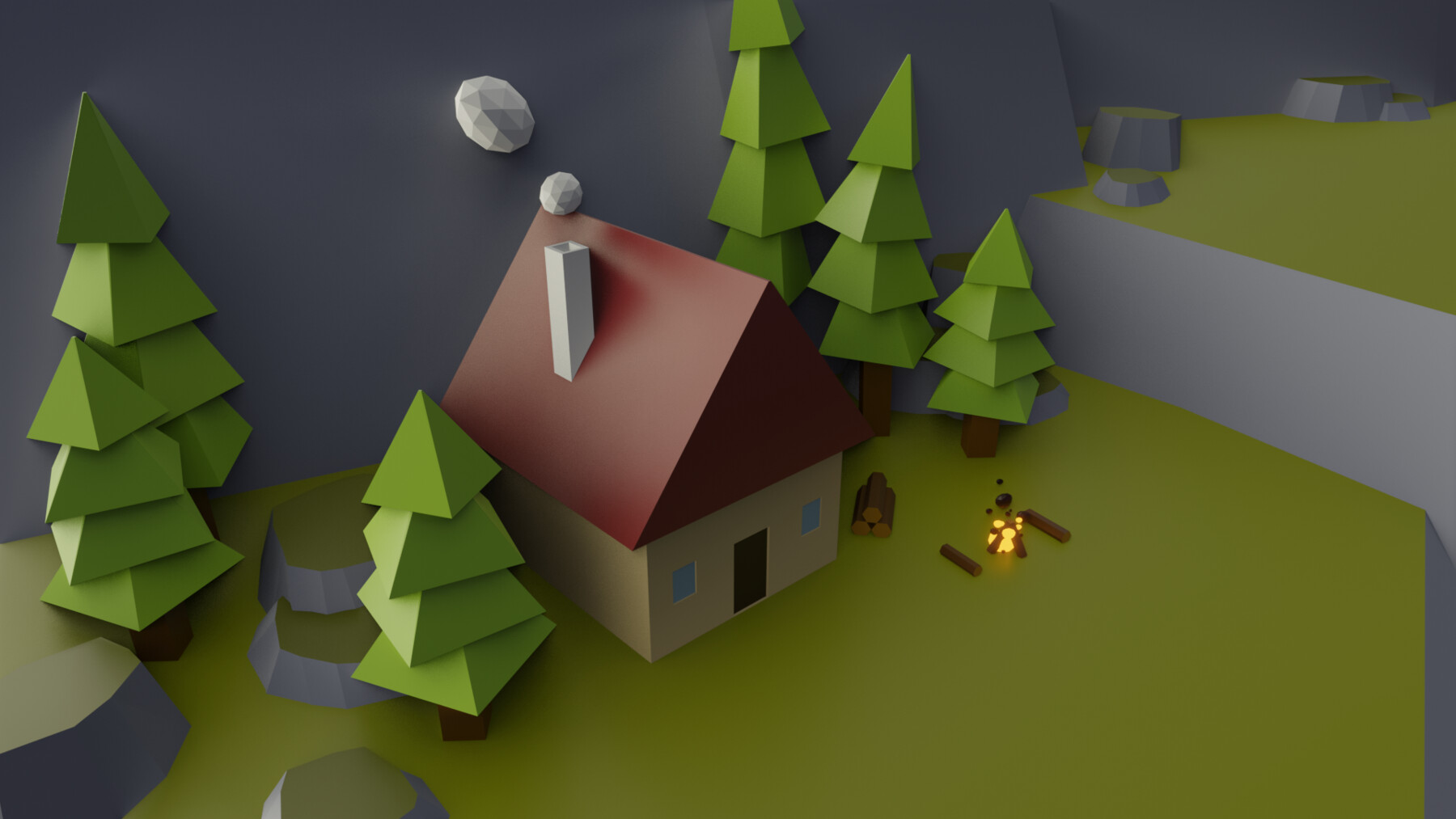 ArtStation - Low Poly Environment 2.0 | Game Assets