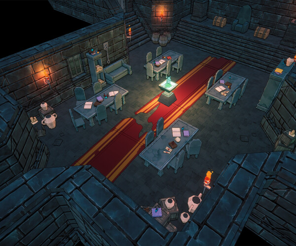 ArtStation - Fantasy Dungeon Vol 1 | Game Assets