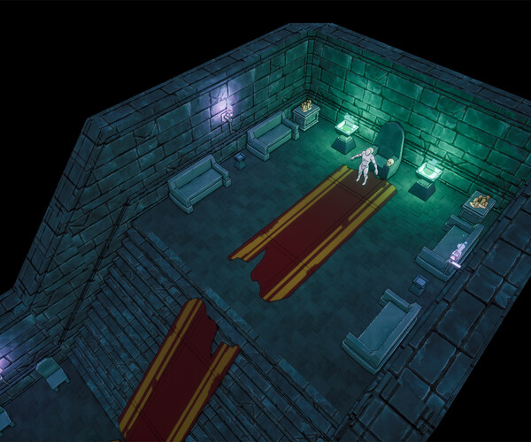 ArtStation - Fantasy Dungeon Vol 1 | Game Assets