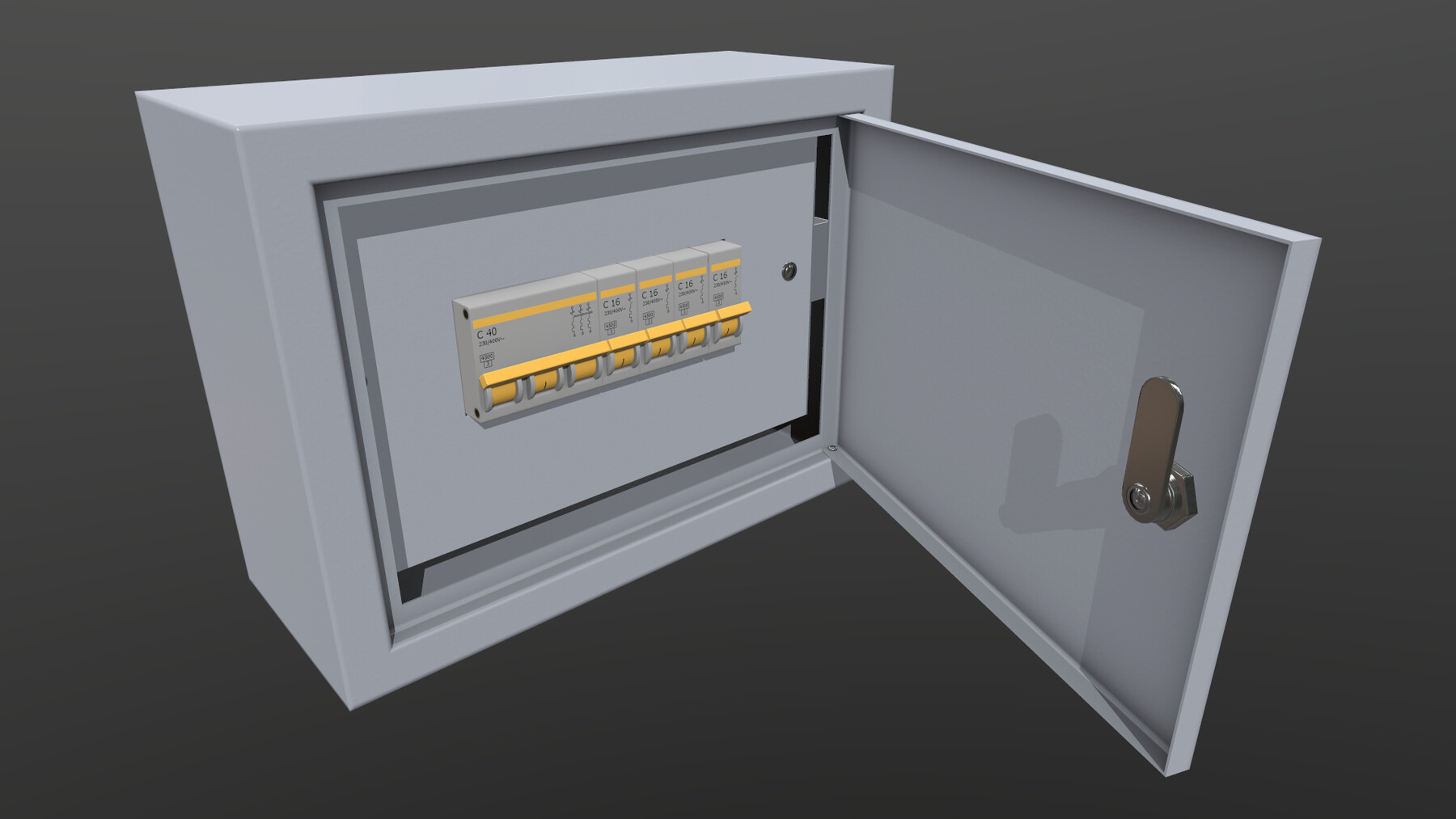 ArtStation - Electrical Fuse Box | Game Assets