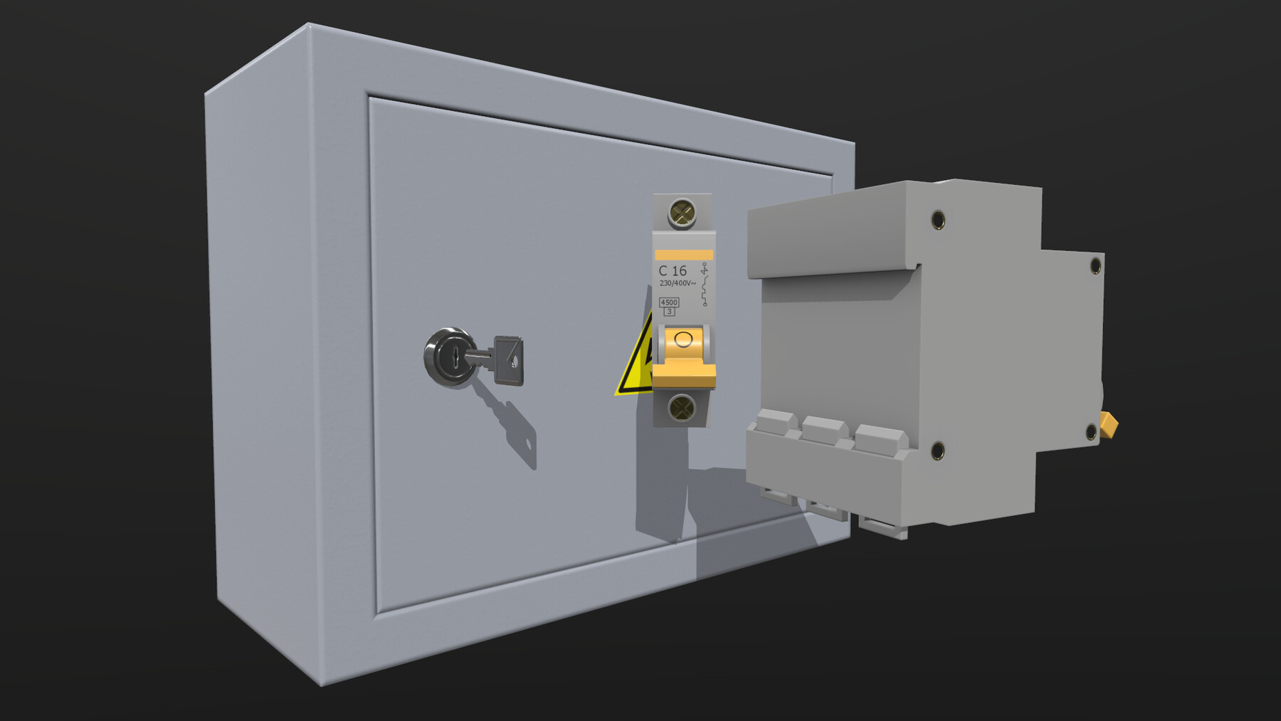 ArtStation - Electrical Fuse Box | Game Assets
