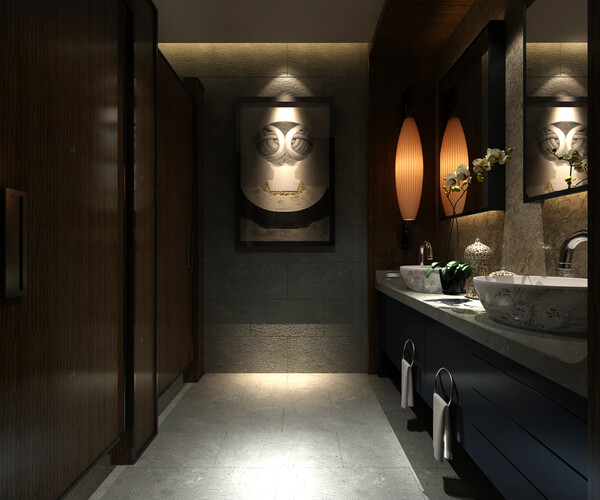 ArtStation - bathroom design complete model 02 | Resources