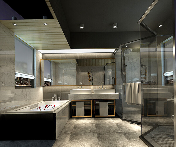 ArtStation - bathroom design complete model 26 | Resources