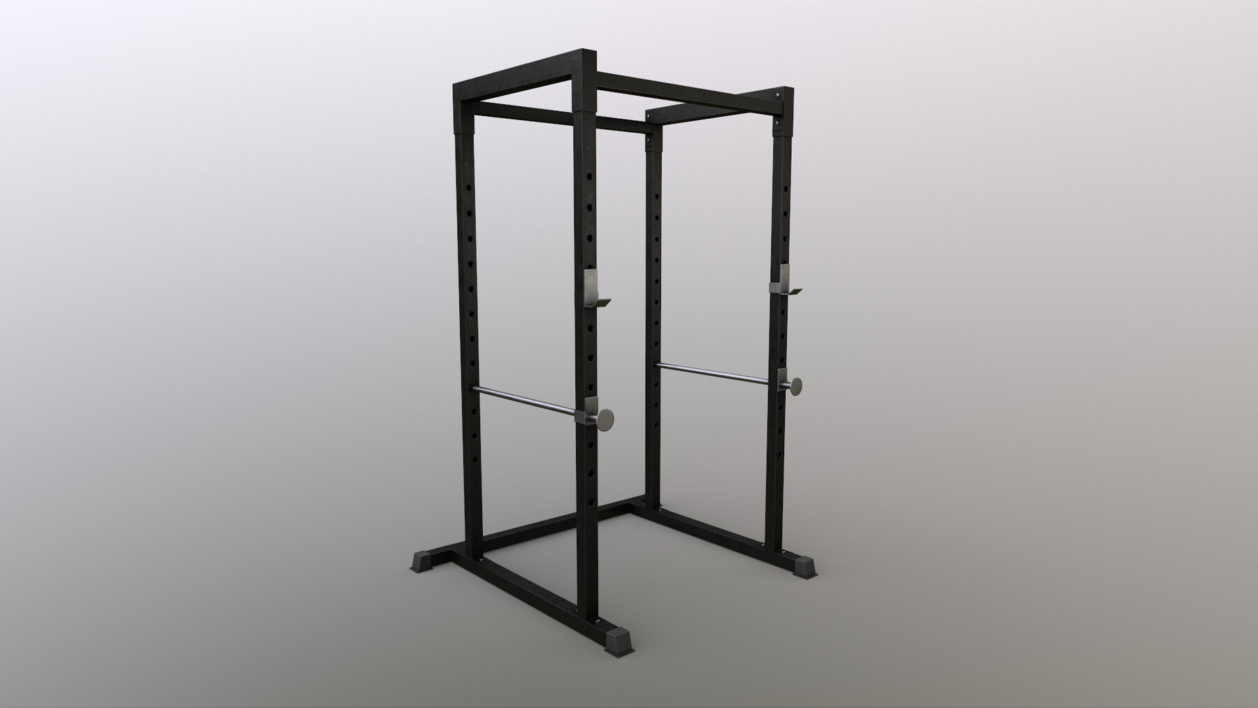 ArtStation - PBR Gym Power Cage Multifunction - Type A | Game Assets