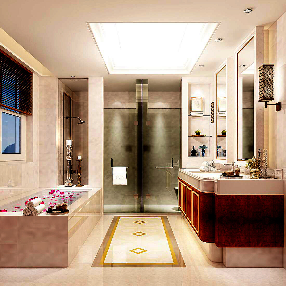 ArtStation - bathroom design complete model 128 | Resources