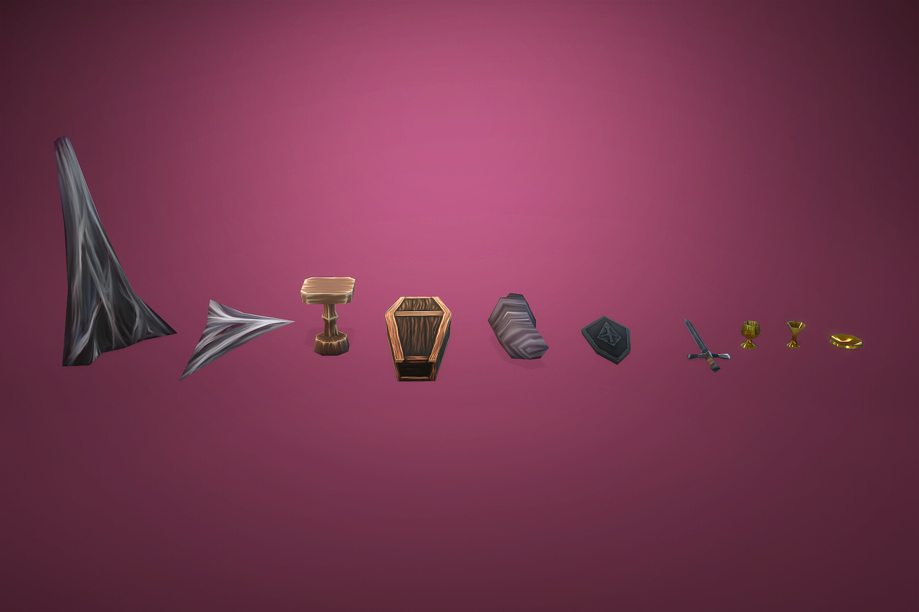 ArtStation - Vampire RTS Fantasy Buildings | Game Assets