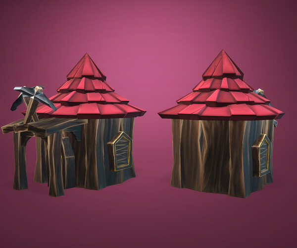 ArtStation - Vampire RTS Fantasy Buildings | Game Assets