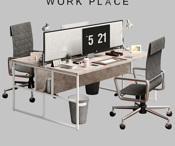 ArtStation - Work place 01 | Resources