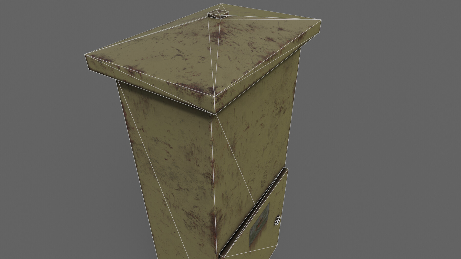 ArtStation - PBR Electric Box (Brown) Ver.4 | Game Assets