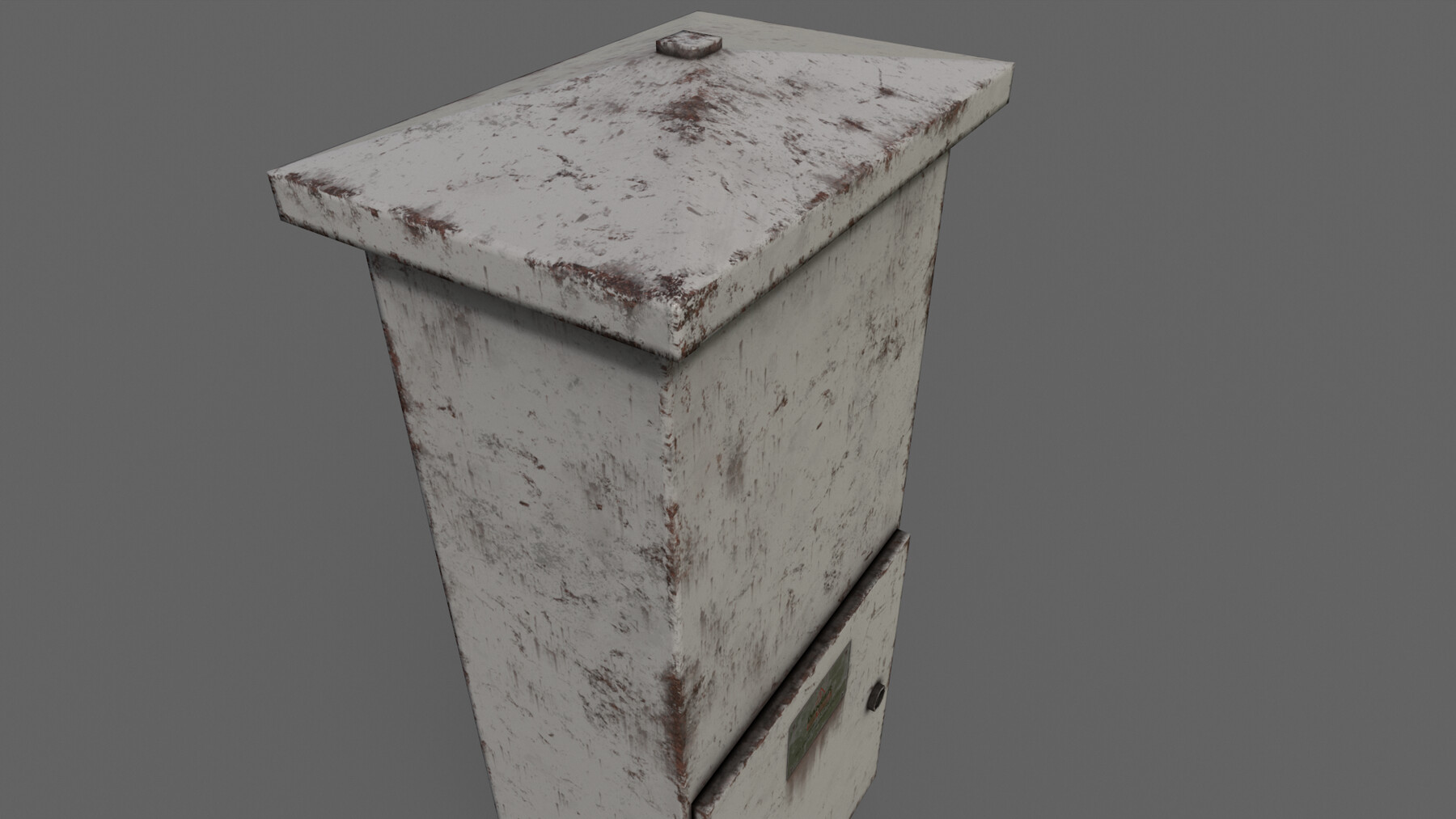 ArtStation - PBR Electric Box (LightGrey) Ver.4 | Game Assets