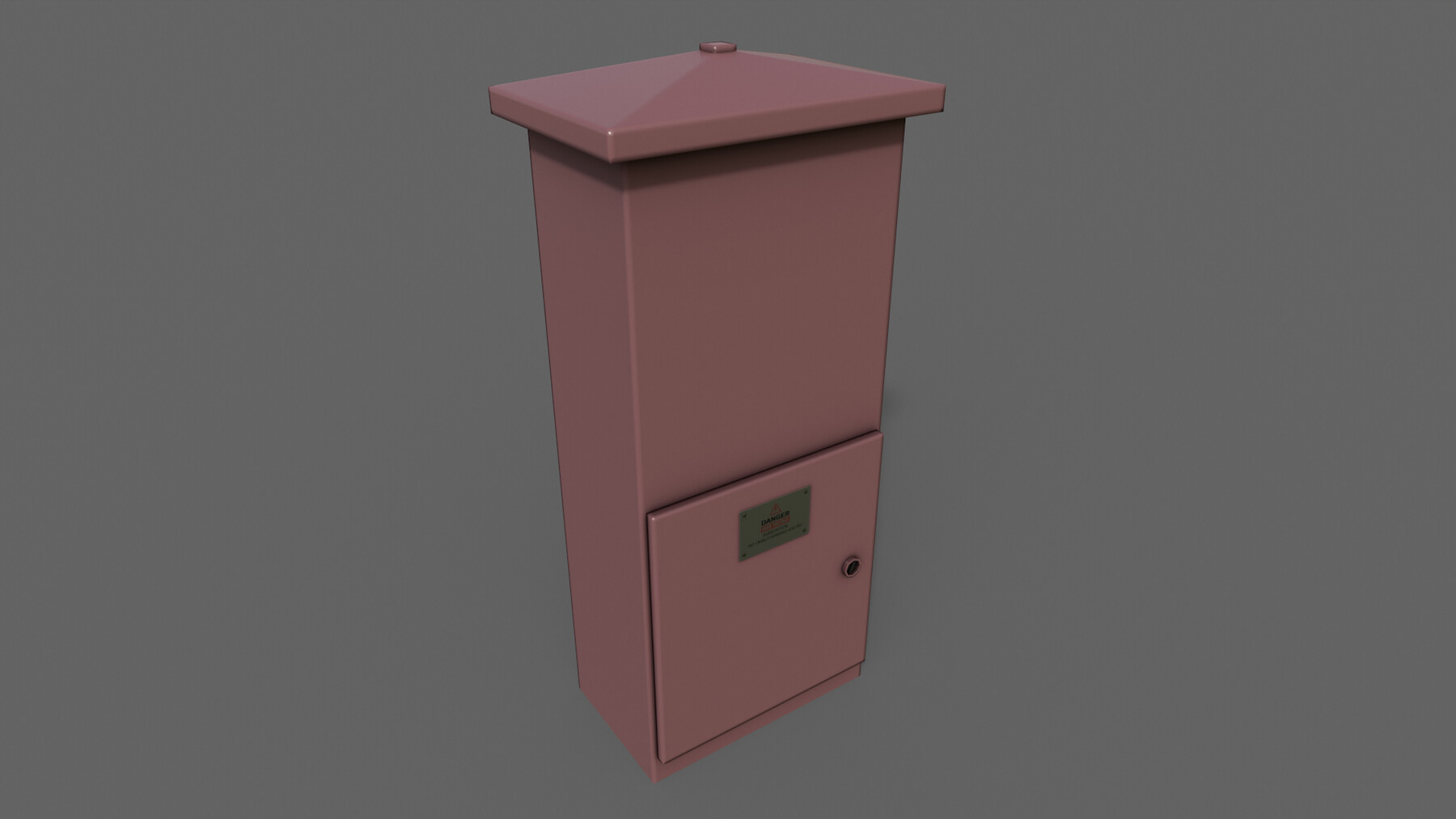 ArtStation - PBR Electric Box (Red) Ver.4 | Game Assets
