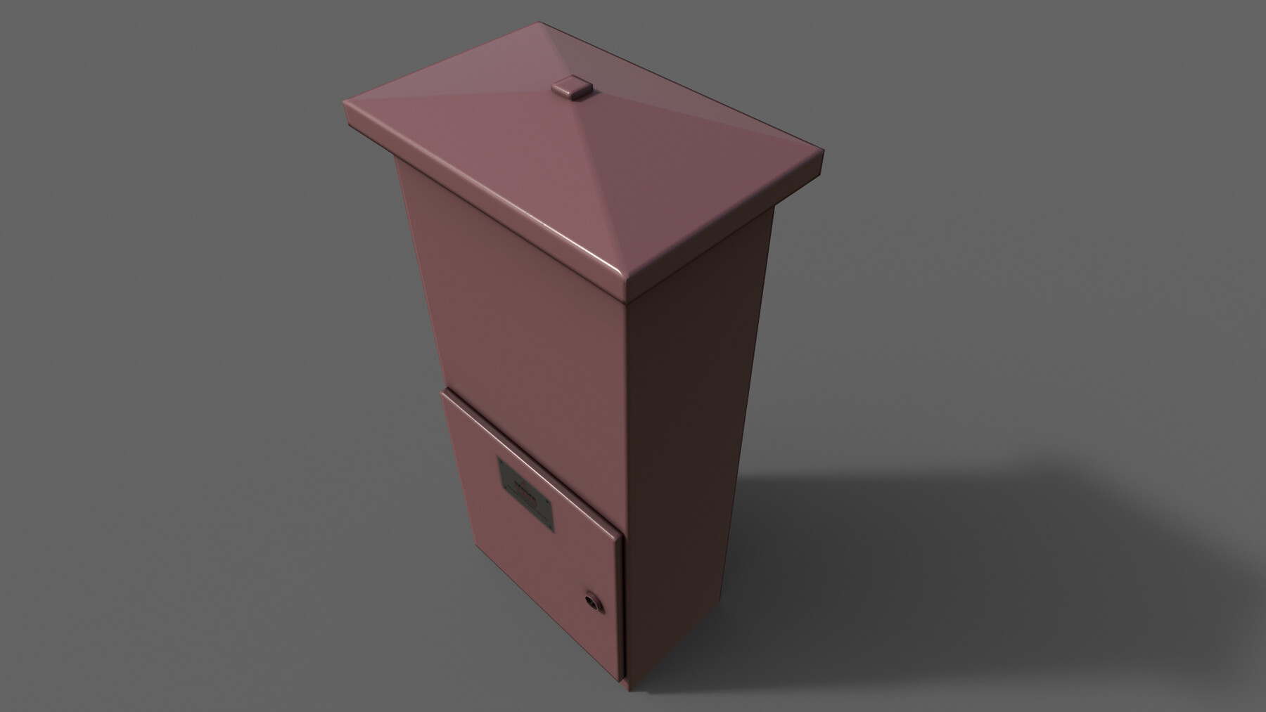 ArtStation - PBR Electric Box (Red) Ver.4 | Game Assets