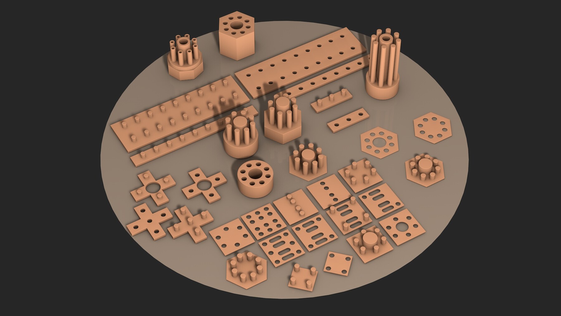 ArtStation - Constructor kitbash kit meccano minutiae | Resources