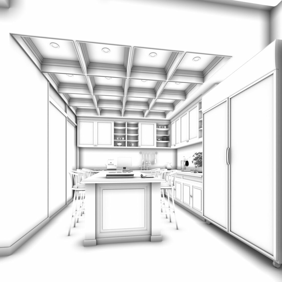 ArtStation - Family - kitchen - restaurant 360 | Resources