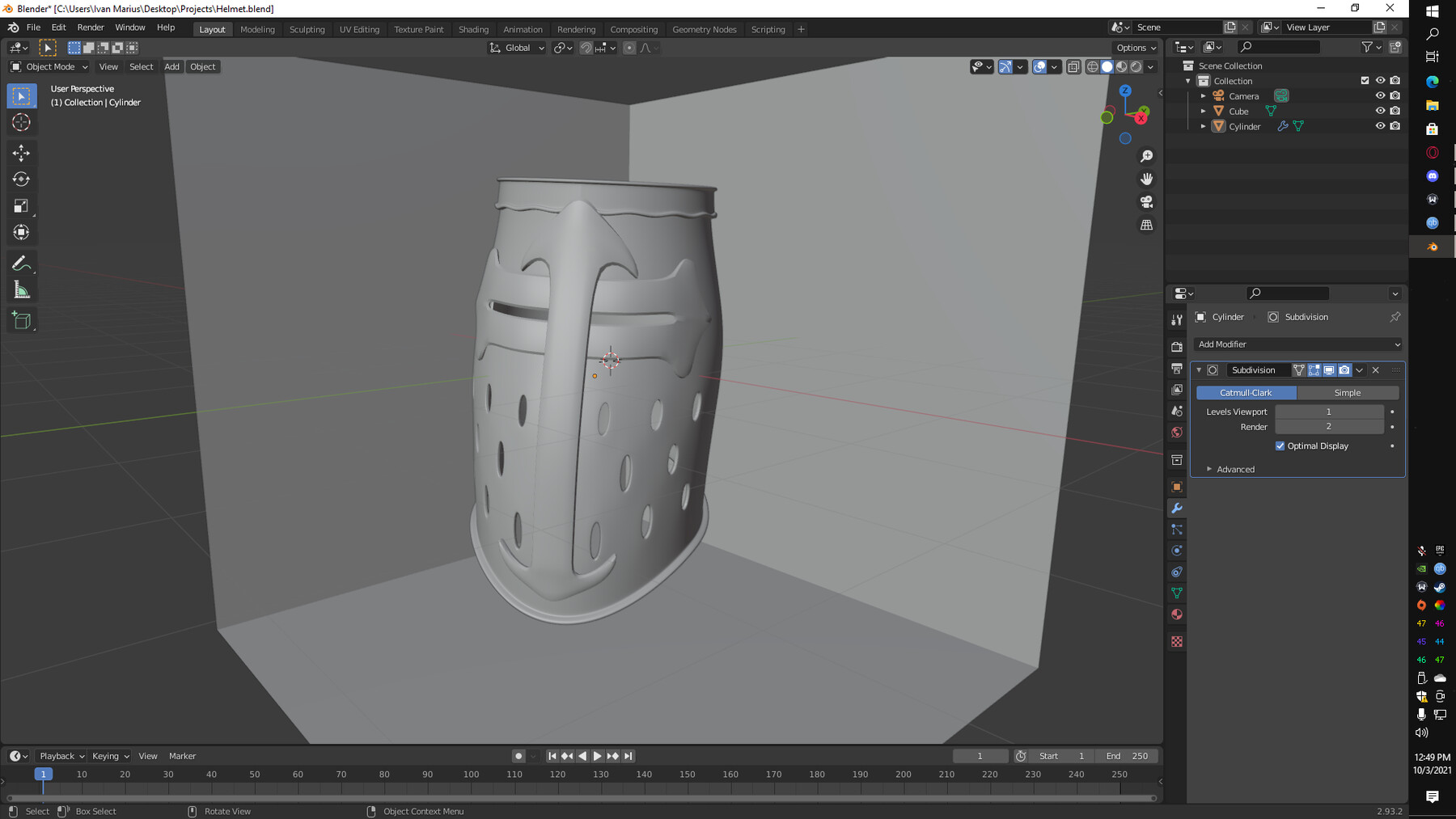 ArtStation - Knight Helmet | Game Assets