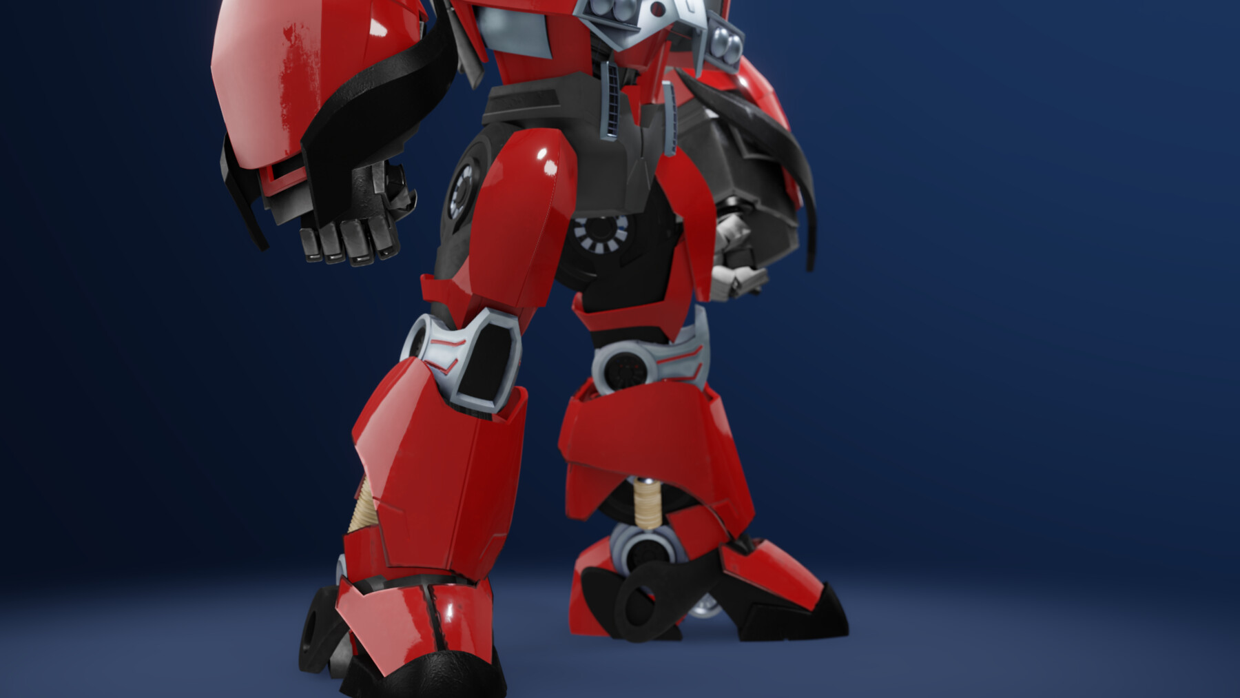 ArtStation - Cliffjumper Transformers Prime 3D Character Rig | Game Assets