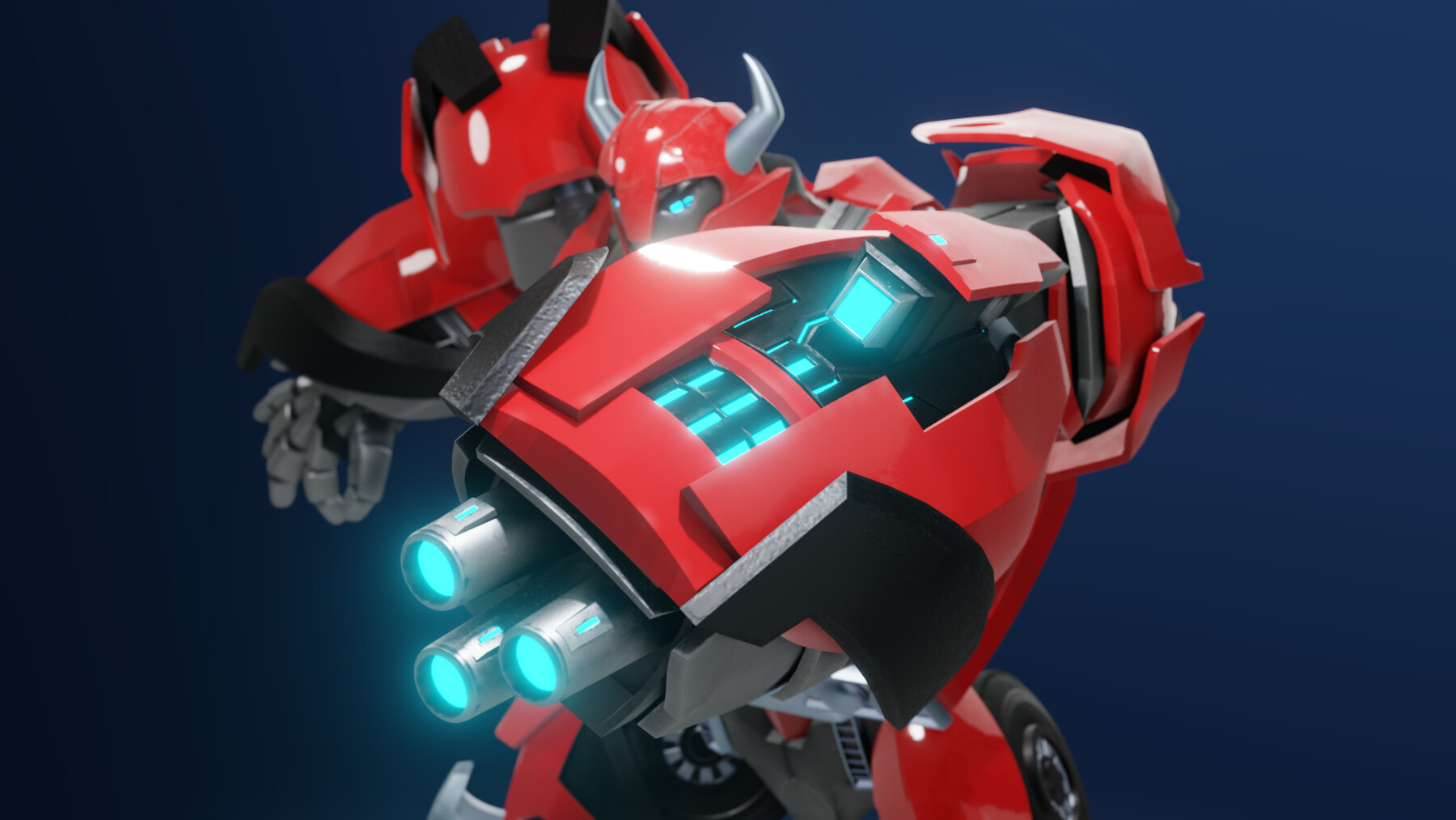 ArtStation - Cliffjumper Transformers Prime 3D Character Rig | Game Assets